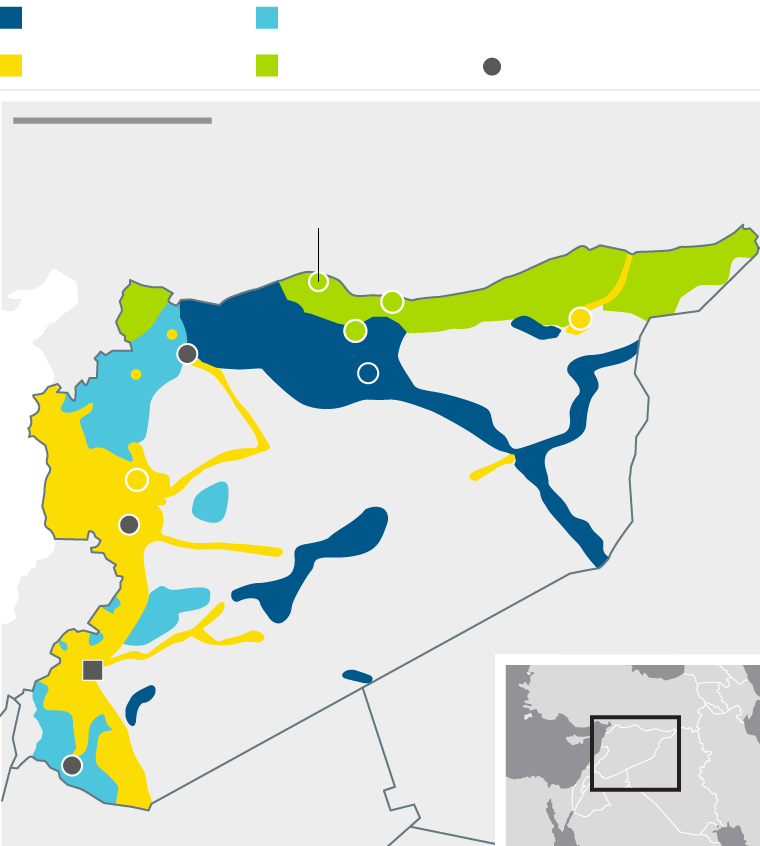 kobani two days of clashes have left more than 100 dead