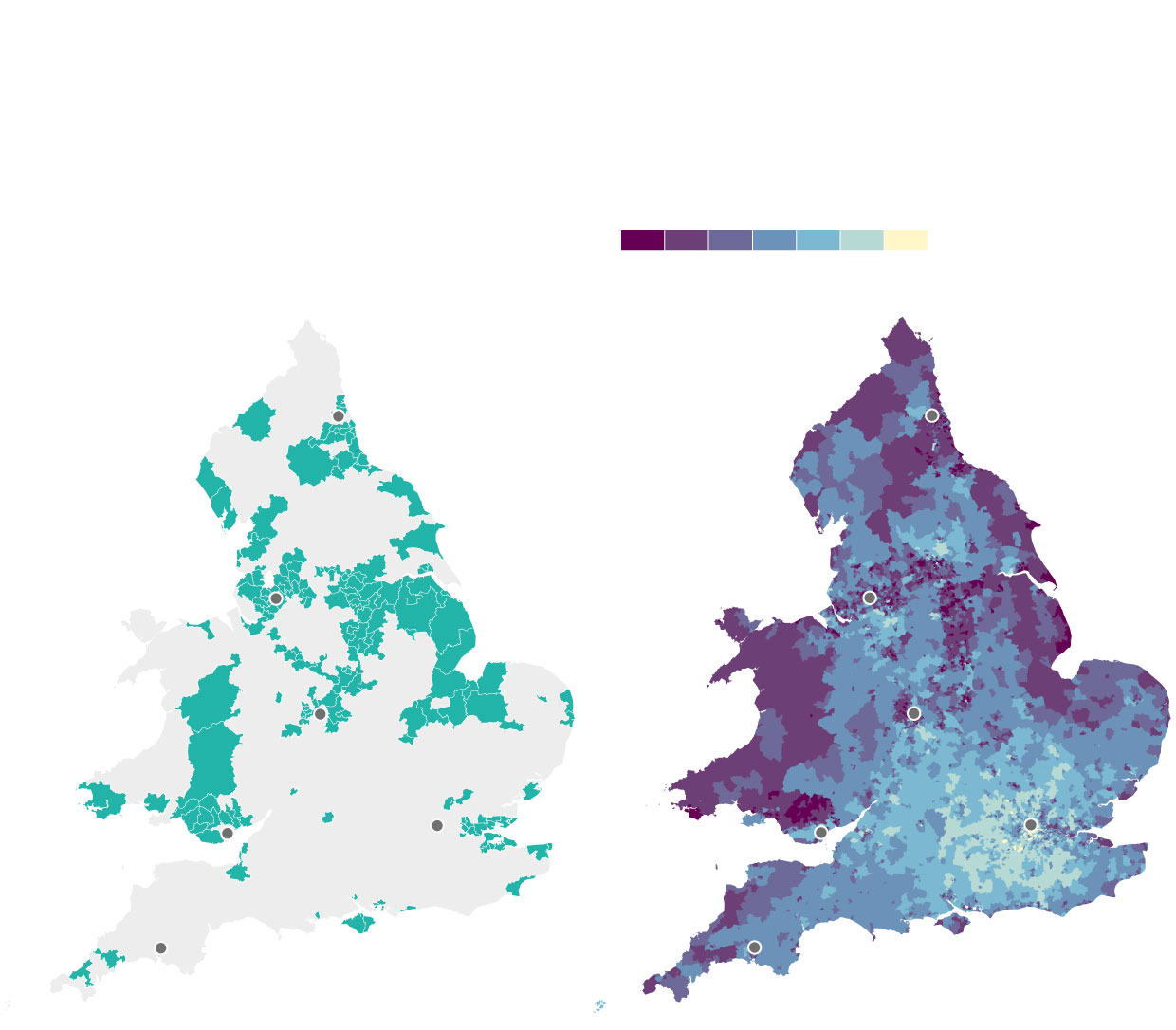 Seats where recent MRP poll suggests Reform UK would win